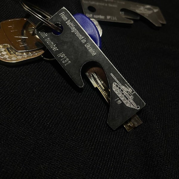 Ukrainian Keychains Made From Russian Tanks - Etsy