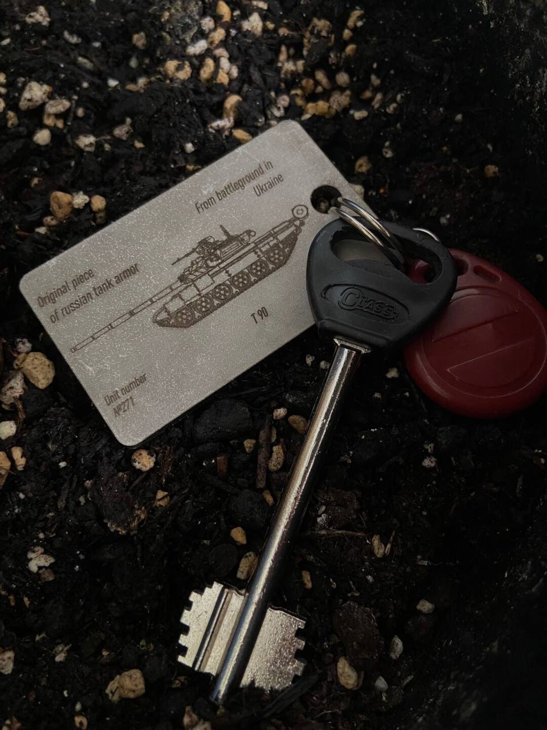 Keychain From Russian Tank, Destroyed Tank Keychain, Piece of Russian ...