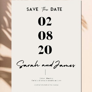 Printable Save the Date (digital Download) - Etsy
