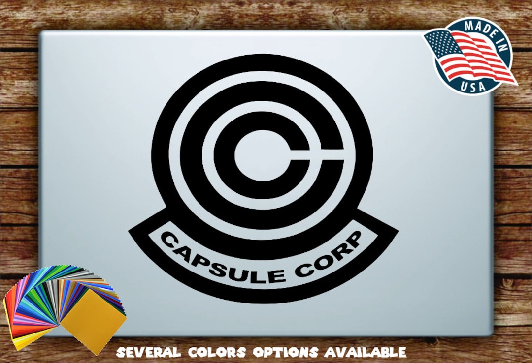 Dragonball Z DBZ Capsule Corp Logo Silhouette Vinyl Diecut Decal ...