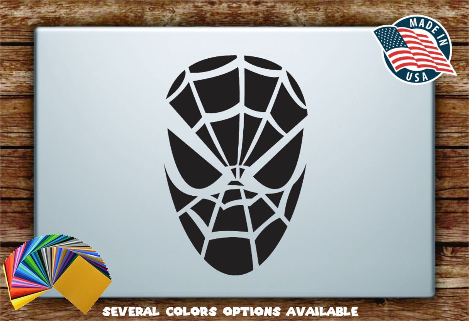 Spiderman Mask Silhouette Vinyl Diecut Decal Sticker All Sizes - Etsy