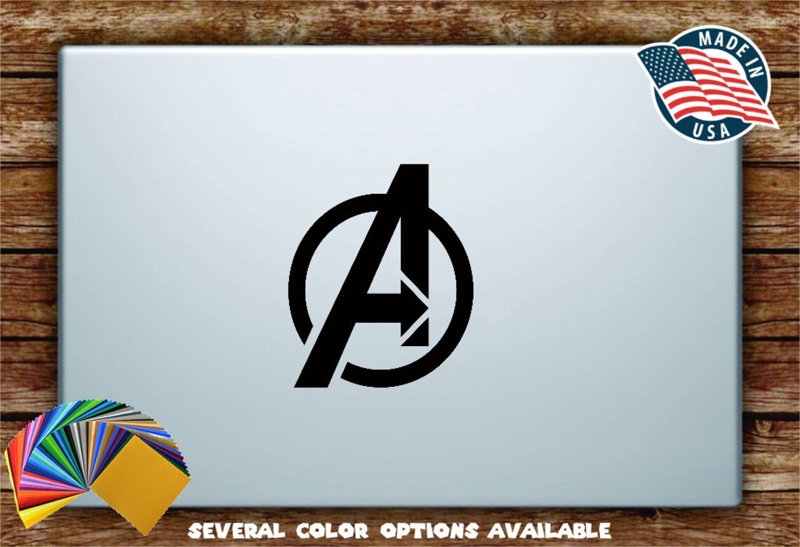 Marvel's Avengers Logo MCU Silhouette Vinyl Diecut Decal - Etsy