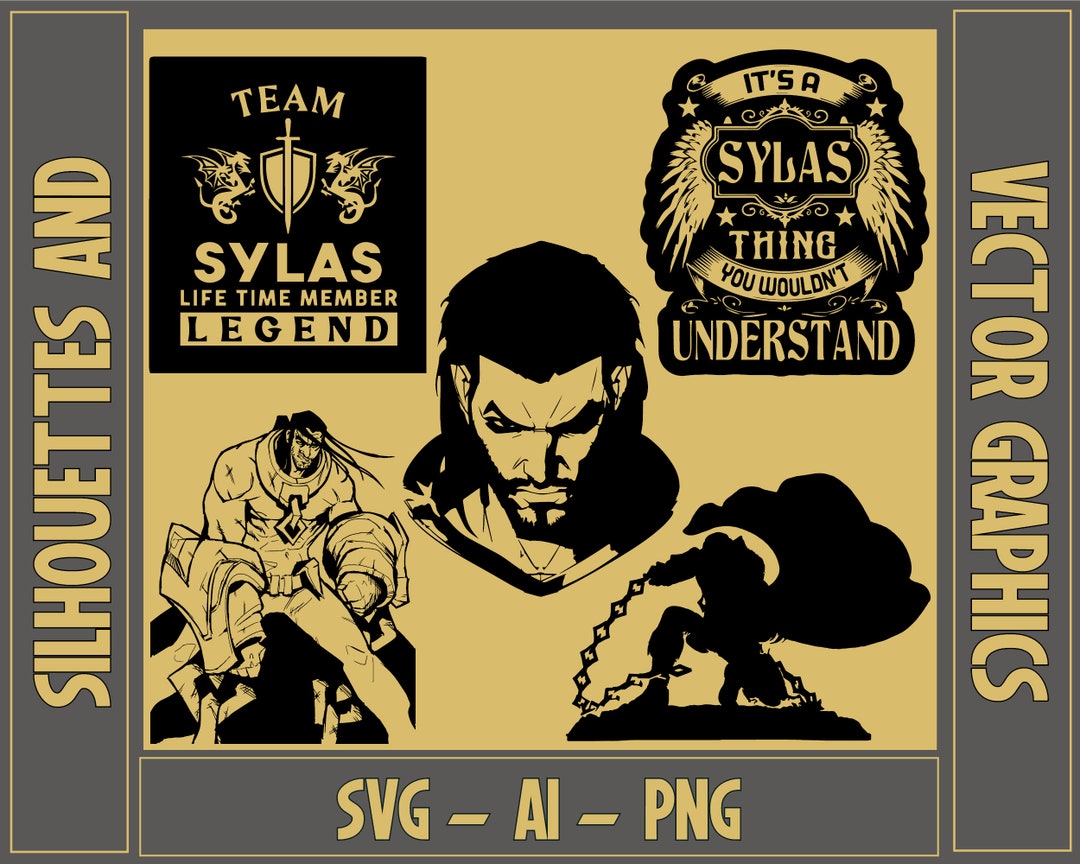 Sylas, the Unshackled League of Legends Inspired 5 Pk Vector Graphics ...