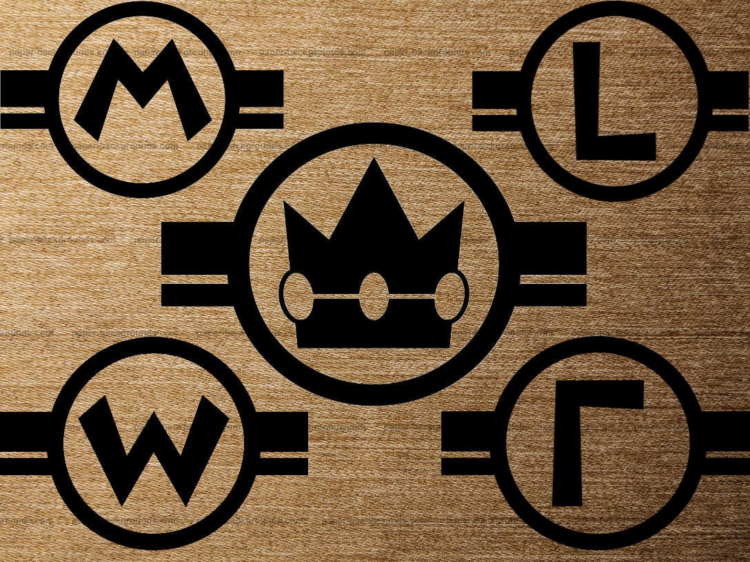 Super Mario 30 Pk SVG and PNG Silhouettes Vectors Images for Cricut or ...