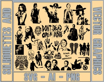 Walking Dead Svg | Etsy