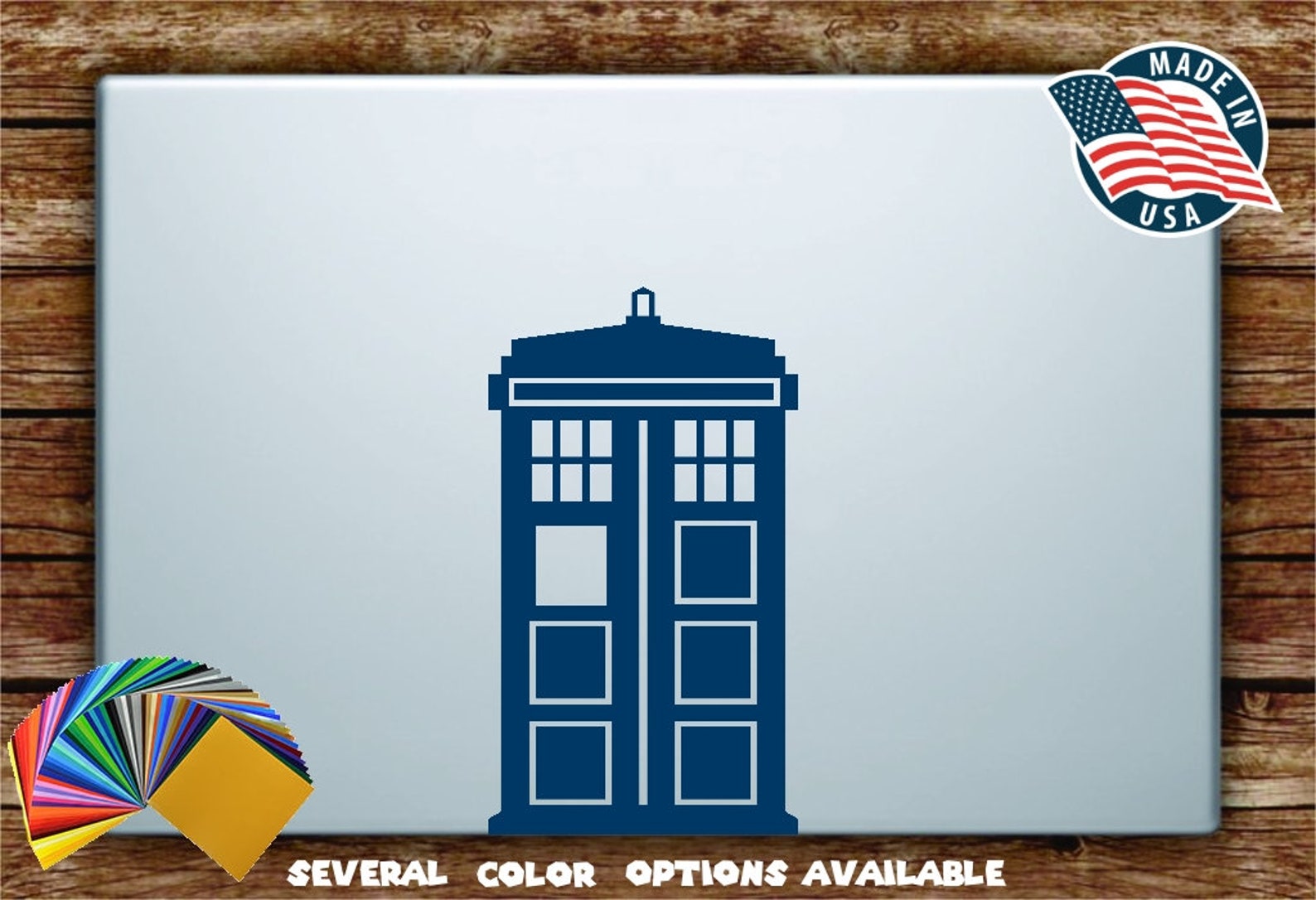Doctor Who Tardis Vinyl Diecut Decal Silhouette Sticker All - Etsy