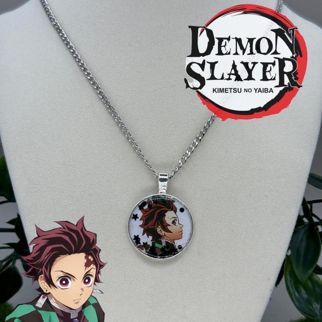 Handmade Demon Slayer Nezuko Anime Necklace - Etsy