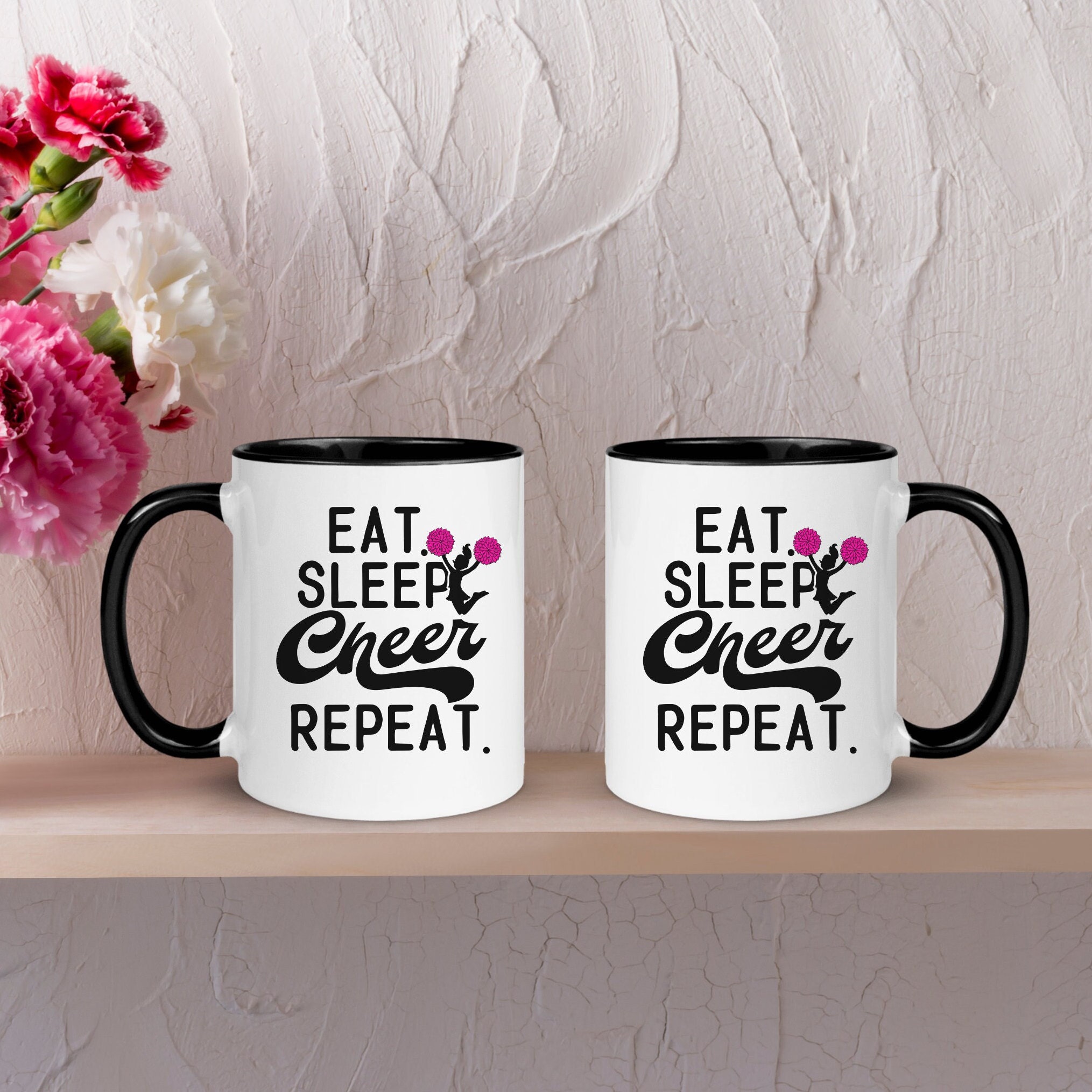 Cheerleader Mug for Cheerleading Lover and Cheer Squad or Team Gift Mug ...