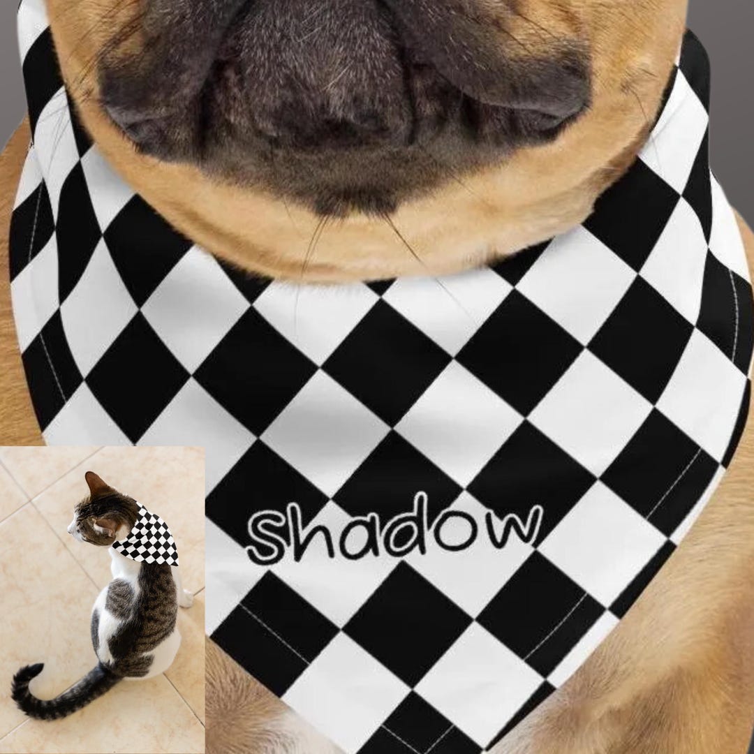 Personalized Pet Bandana: Custom Dog & Cat Accessory, Sports Team ...