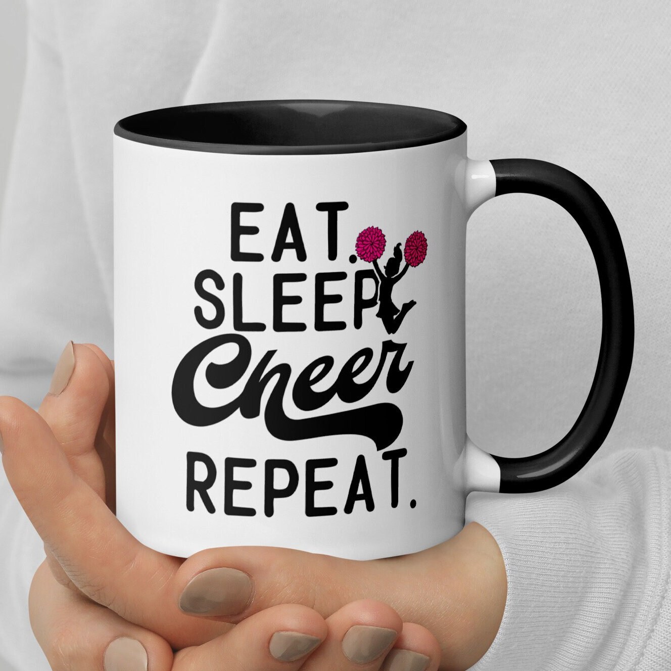 Cheerleader Mug for Cheerleading Lover and Cheer Squad or Team Gift Mug ...