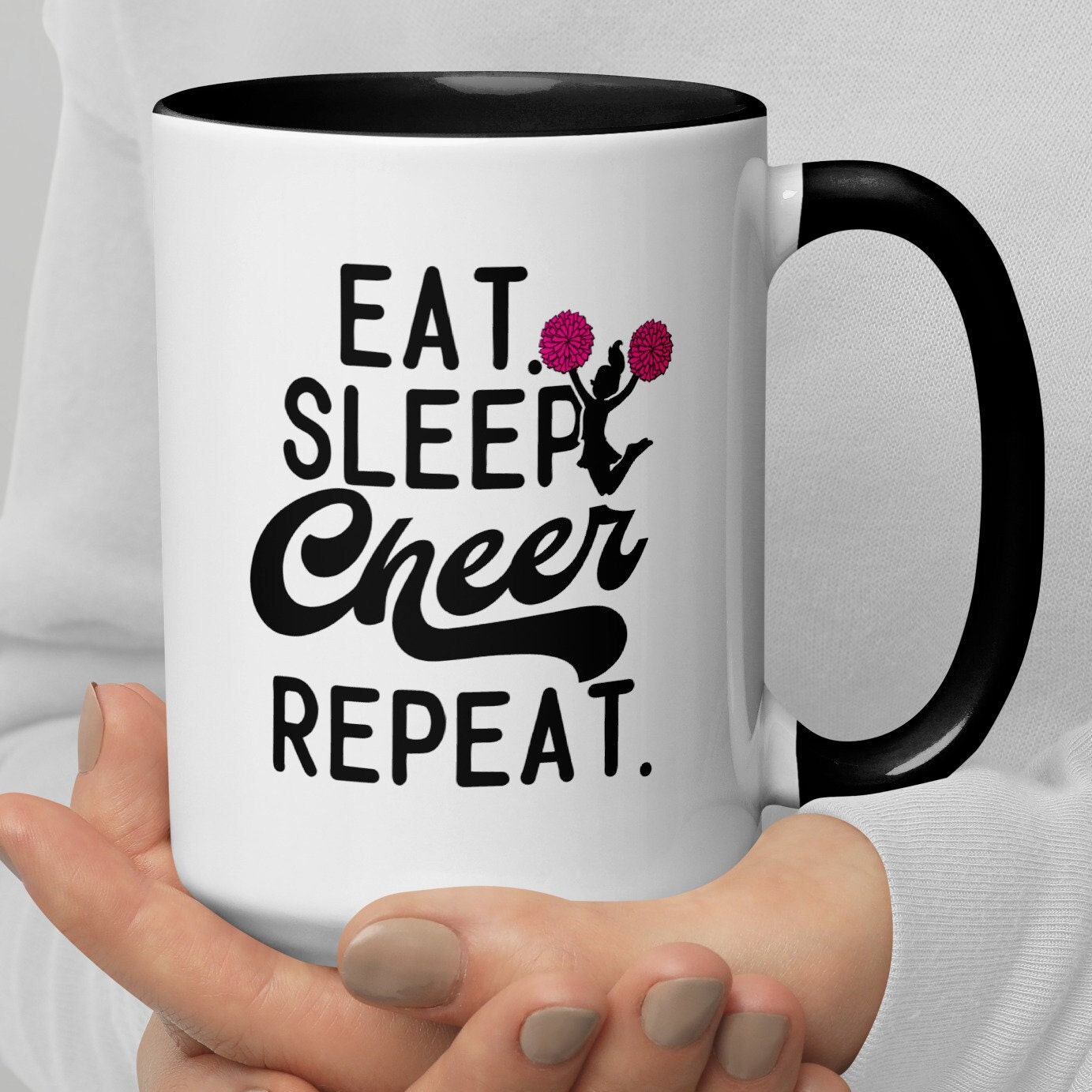 Cheerleader Mug for Cheerleading Lover and Cheer Squad or Team Gift Mug ...