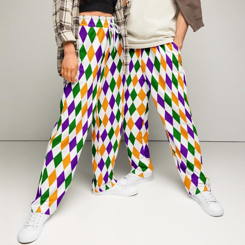 Mardi Gras Clothing Pants - Etsy