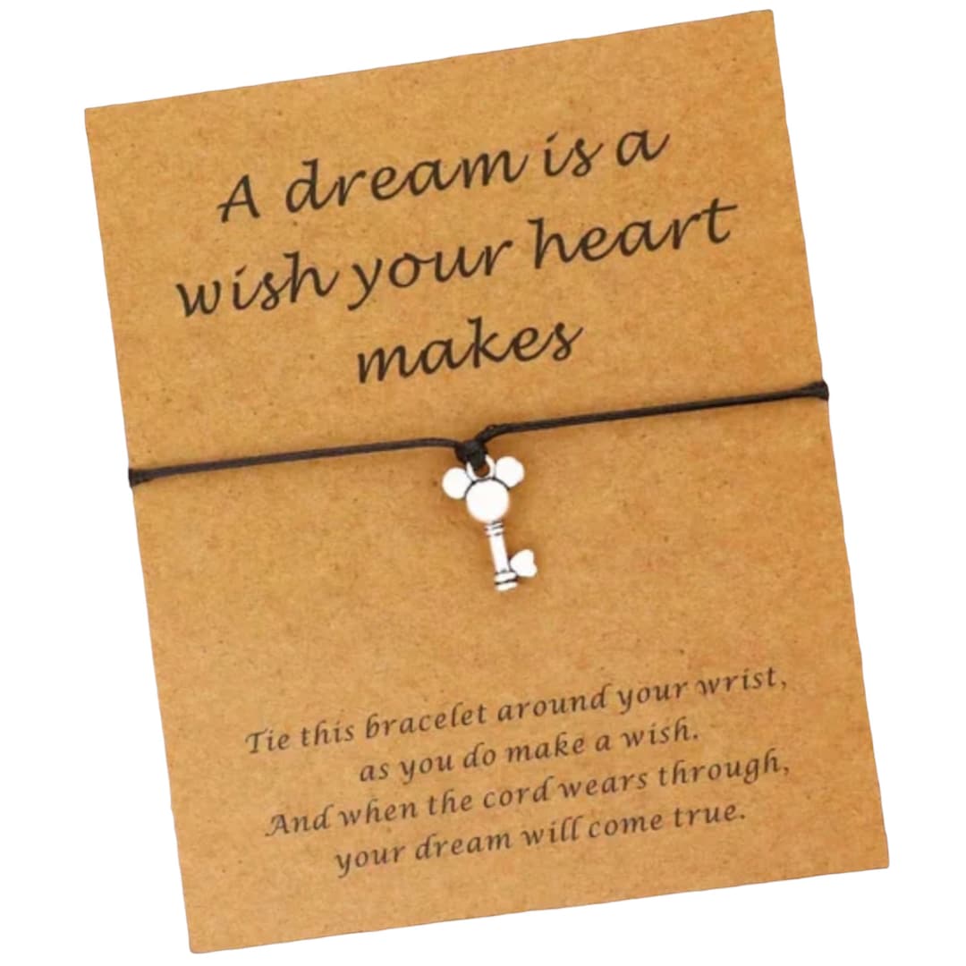 DISNEY Inspired Mickey Mouse Key Bracelet Mickey Mouse Ears - Etsy