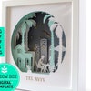 Flexi-spacers Template From Cardstock for a Layered Artwork Shadow Box ...