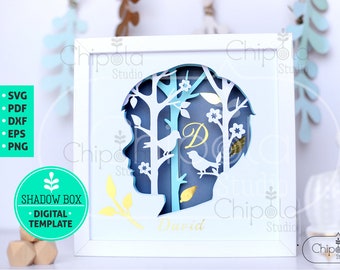 Sea Shadow Box SVG 3d papercut SVG layered paper art | Etsy