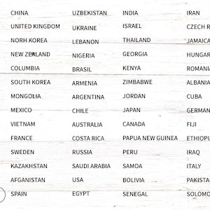 56 Detailed Country Maps SVG Cut File, World Map, USA, Canada, United ...