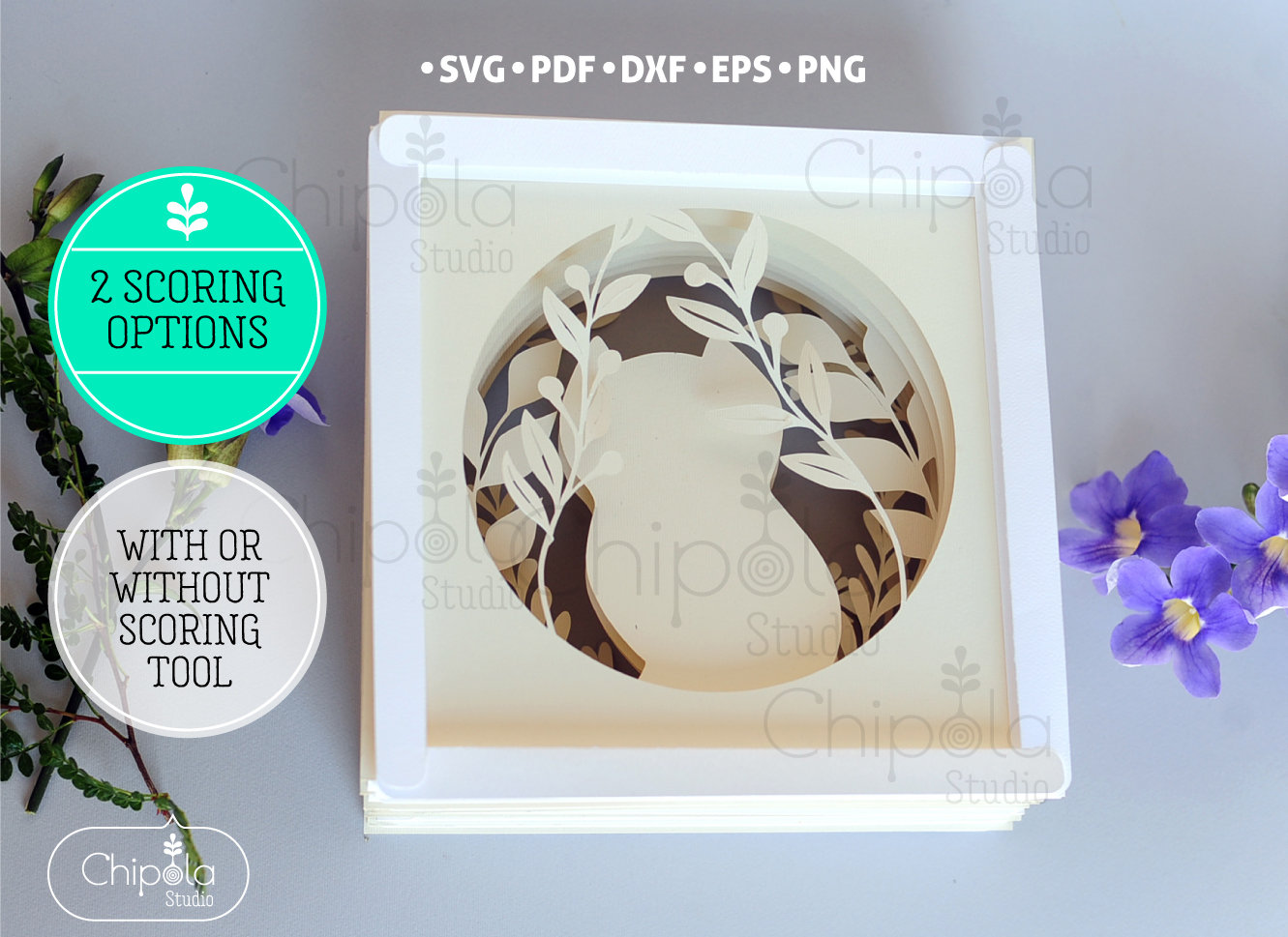 Flexi-spacers Template From Cardstock for a Layered Artwork - Etsy Canada