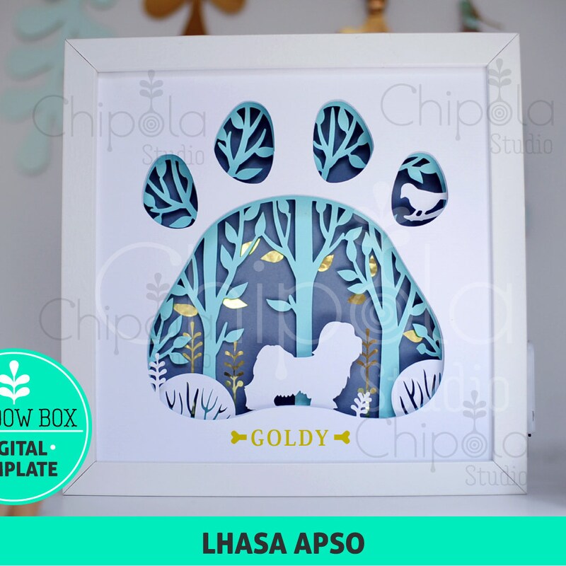 Lhasa Apso Svg - Etsy