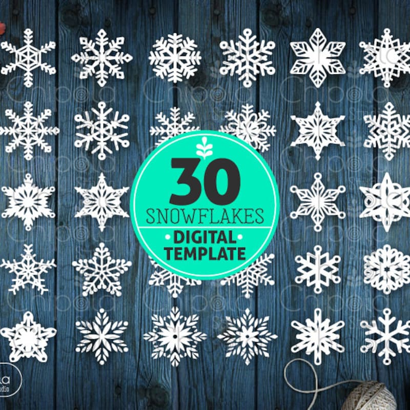 Snowflake Patterns to Cut Out - Etsy