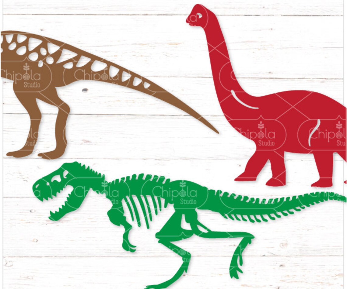 Dinosaurs SVG Cut File T-rex SVG Cut File Dinosaurs Bundle | Etsy
