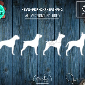 Boxer Dog Breed Shadow Box SVG, 3d Papercut SVG, Layered Paper Art ...