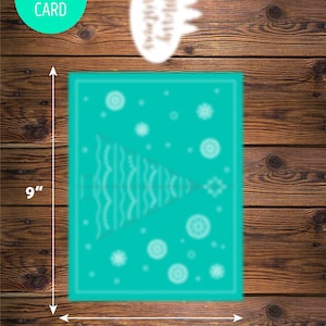 Christmas Tree Pop up Card With Envelope SVG, Christmas 3d Cards ...