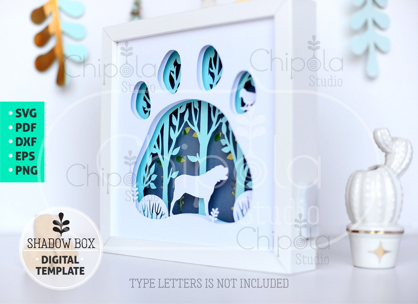 Mastiff Dog Breed Shadow Box SVG 3d Papercut SVG Layered - Etsy Australia