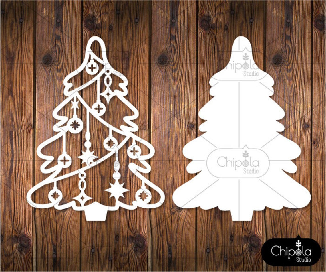 Christmas Tree SVG Cut File Christmas Decoration SVG | Etsy