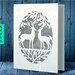 Deer Wedding Card SVG Cut File, Bride and Groom Card Vector Template ...