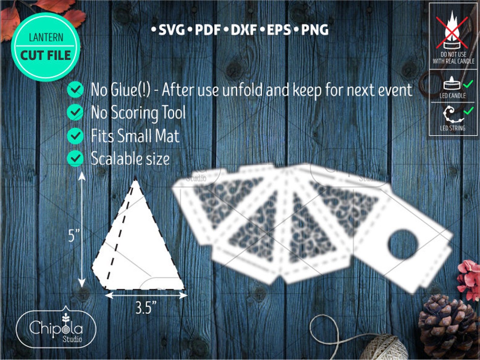 Centerpiece Decoration SVG 3D Pyramid Lantern Oriental - Etsy