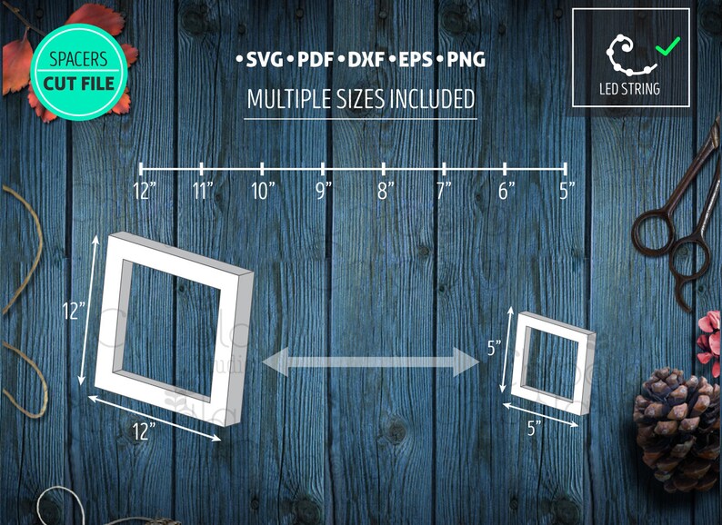 Flexi-spacers Template From Cardstock for a Layered Artwork - Etsy Canada