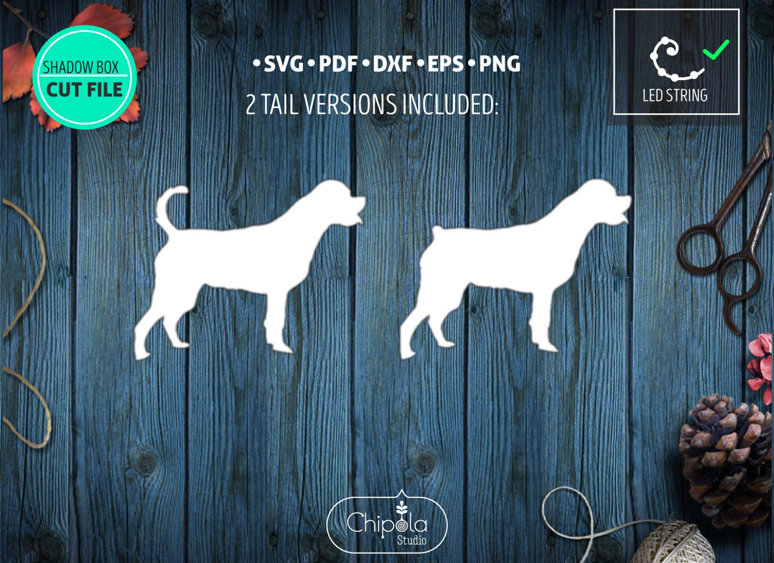 Rottweiler Dog Shadow Box SVG, 3d Papercut SVG, Layered Paper Art ...