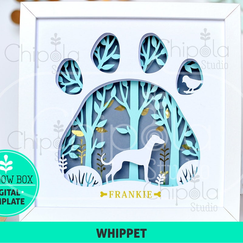 Whippet Svg - Etsy