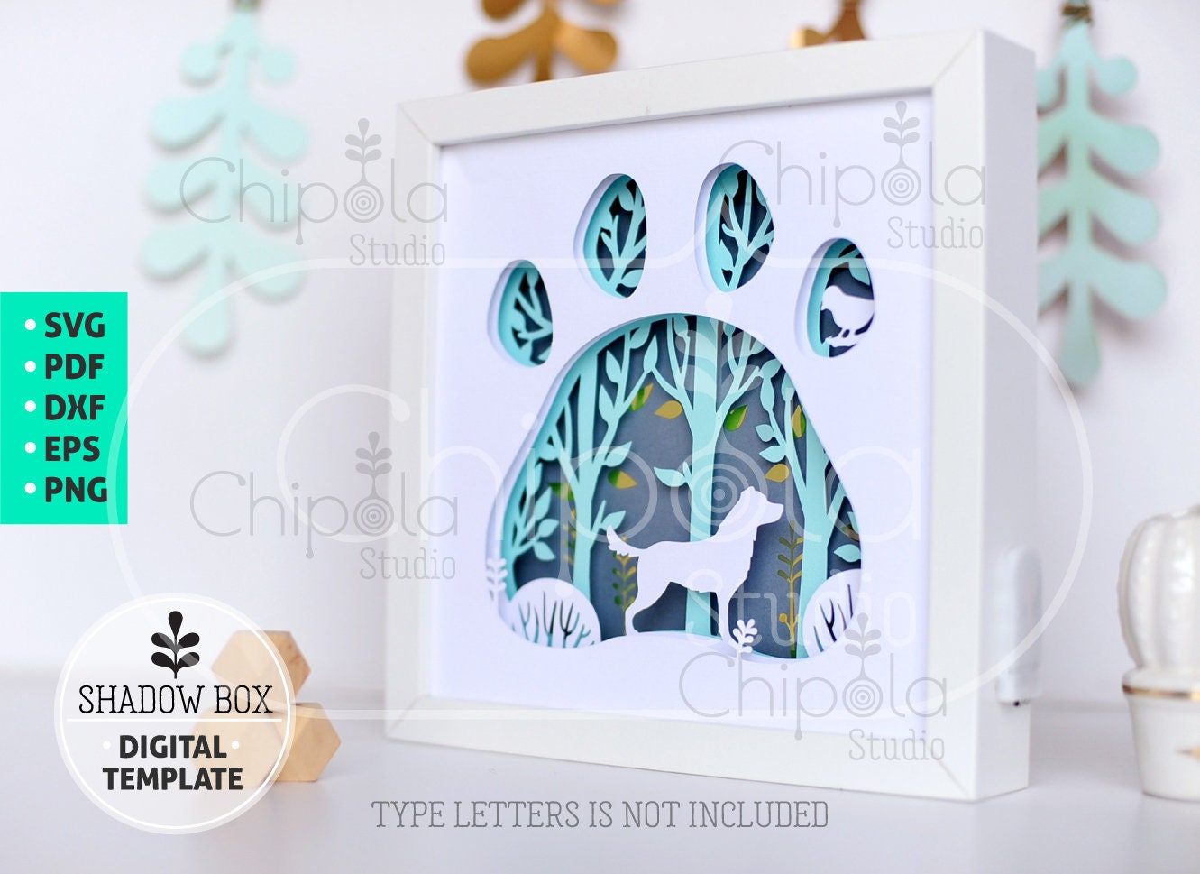 Rottsky Breed Shadow Box SVG 3d Papercut SVG Layered Paper | Etsy