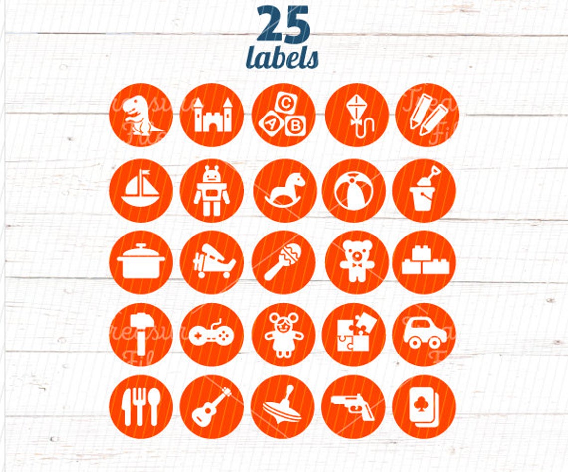 Toys SVG Set Bundle for Kids Toys Icons Games Icons - Etsy