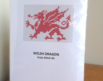 Welsh Dragon Cross Stitch Pattern | Etsy UK