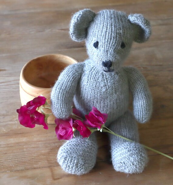 Little Teddy Knitting Pattern Pdf Soft and Cuddly | Etsy