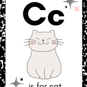 Retro Alphabet Posters, Back to School, Teacher Info Printable ...