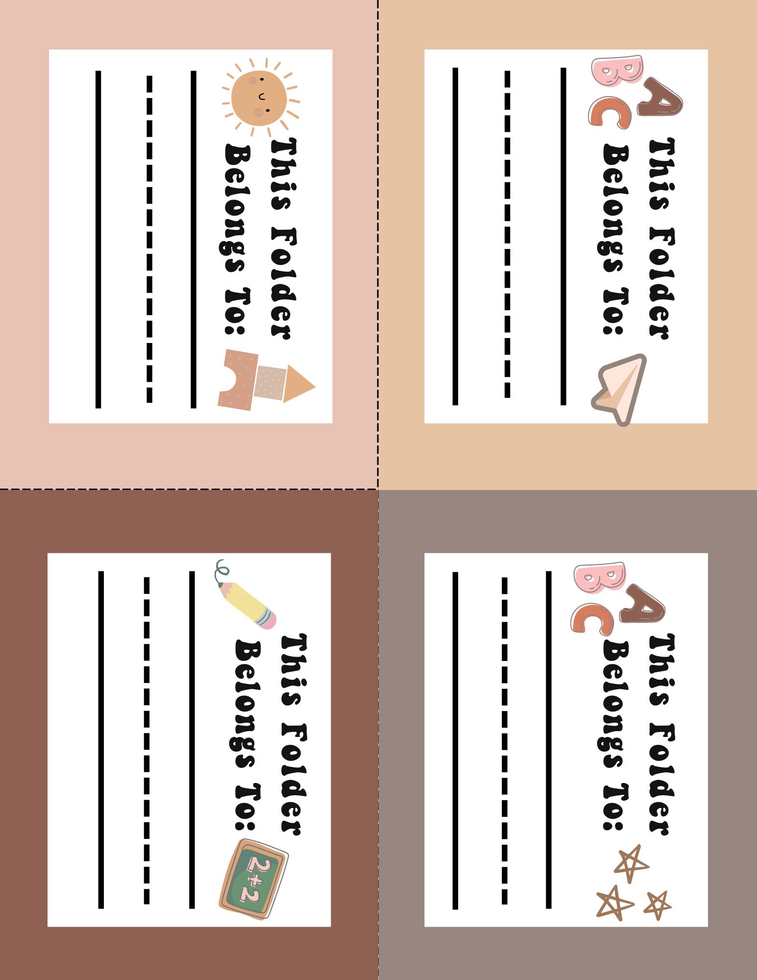 Editable Boho Student Names, Back to School, Desk & Locker Tags ...