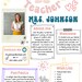 Editable Retro Meet the Teacher Template, Back to School, Teacher Info ...