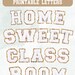 Retro Fuzzy Patch Bulletin Board, Back to School, Home Sweet Classroom ...