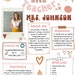 Editable Boho Meet the Teacher Template, Back to School, Teacher Info ...