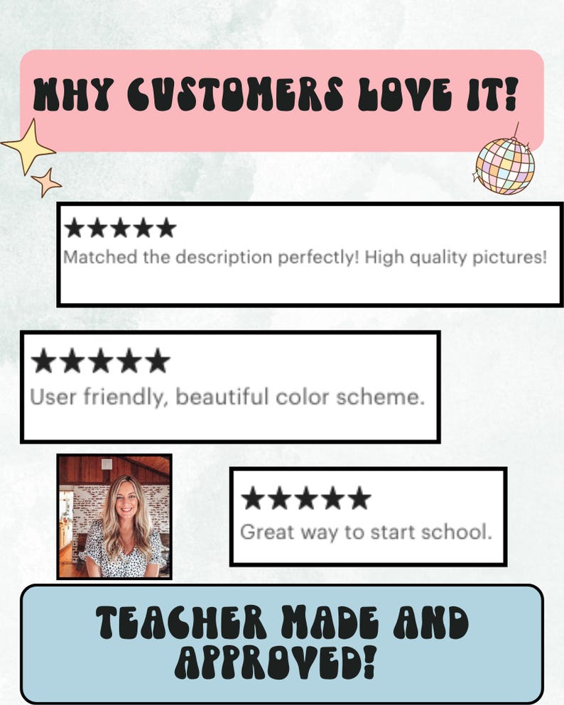 Retro Composition Book Classroom Decor | 11 Editable Posters | Back to ...
