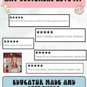 BUNDLE** Editable Retro Meet the Teacher, Back to School, Student Info ...