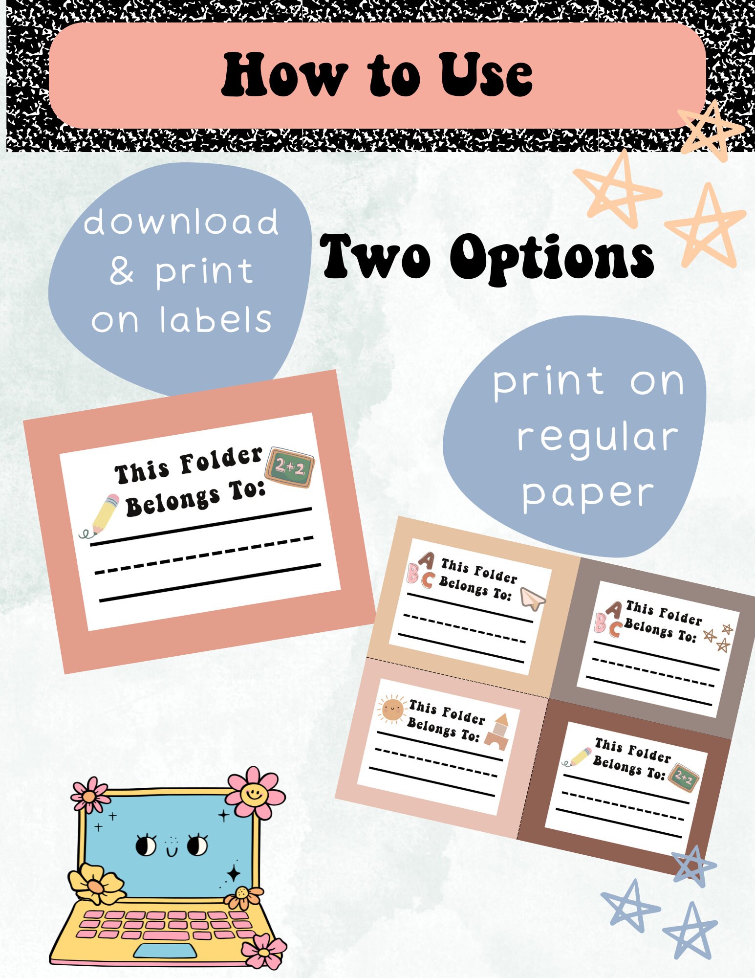 Editable Boho Student Names, Back to School, Desk & Locker Tags ...