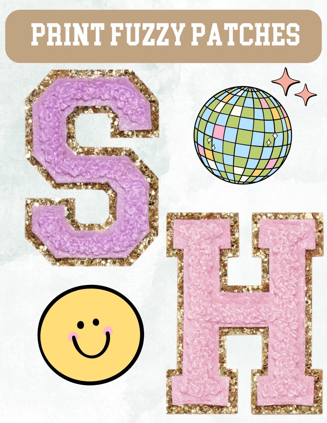 Retro Fuzzy Patch Bulletin Board, Back to School, Home Sweet Classroom ...