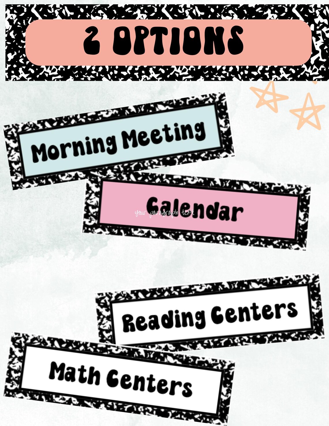 Editable Retro Schedule Template, Back to School, Teacher Info ...