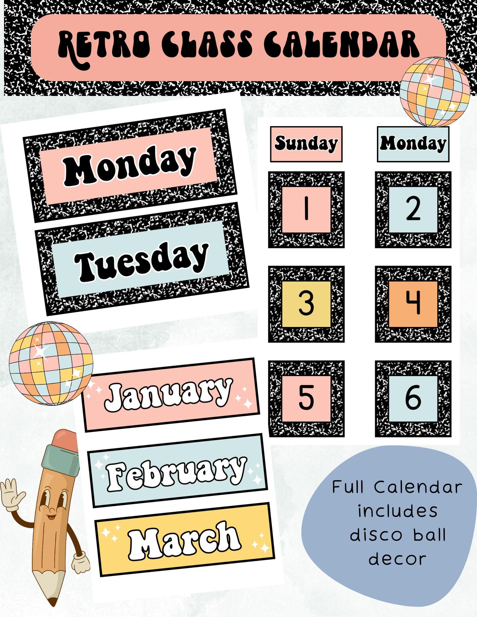 BUNDLE** Editable Retro Meet the Teacher, Back to School, Student Info ...