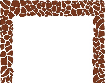 Giraffe Border Clip Art