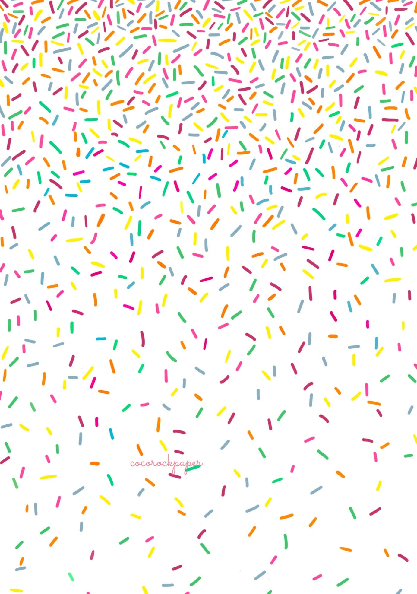 Printable Sprinkles Border Paper Craft Supplies Invitation - Etsy